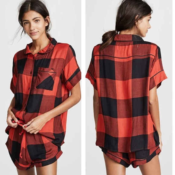 Plush | Intimates & Sleepwear | Revolve Plush Ultra Soft Buffalo Plaid ...